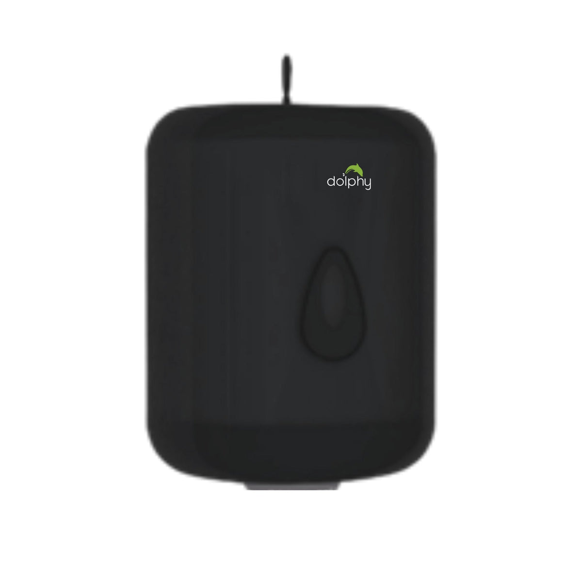 Dolphy Center Pull Toilet Paper Dispenser – Auto Cut, Black, ABS ...